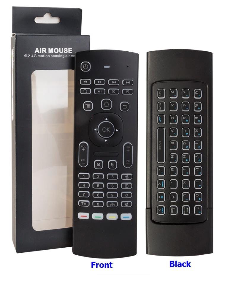 Wireless Remote and Keyboard with Backlight
